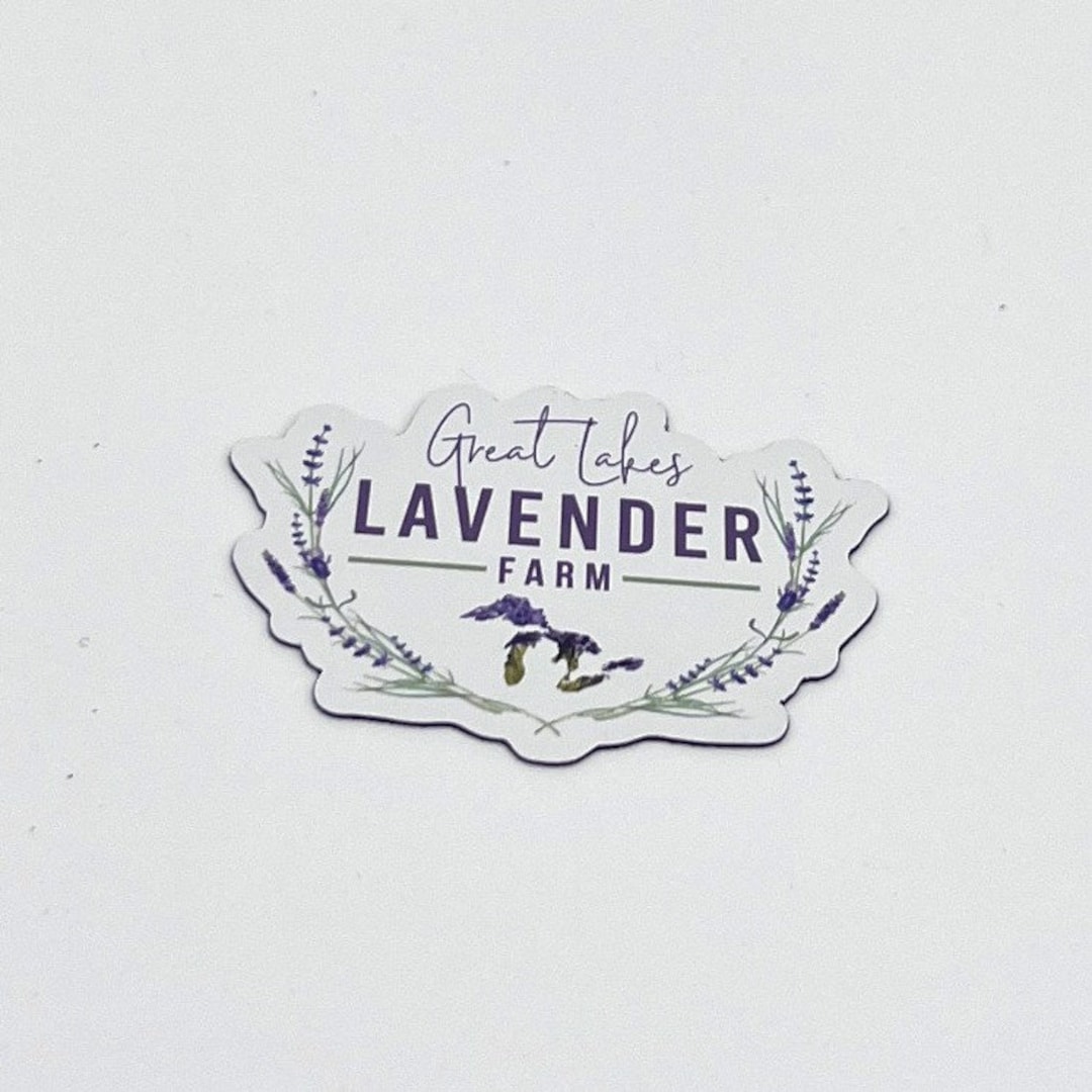 Great Lakes Lavender Farm Logo Magnet - Etsy