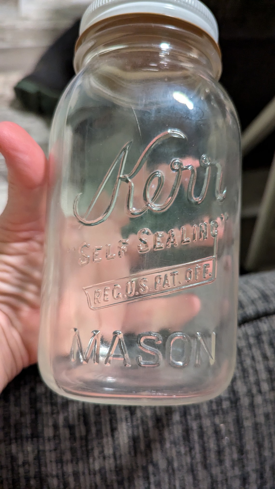 2 Kerr Self Sealing Mason Jars - Etsy