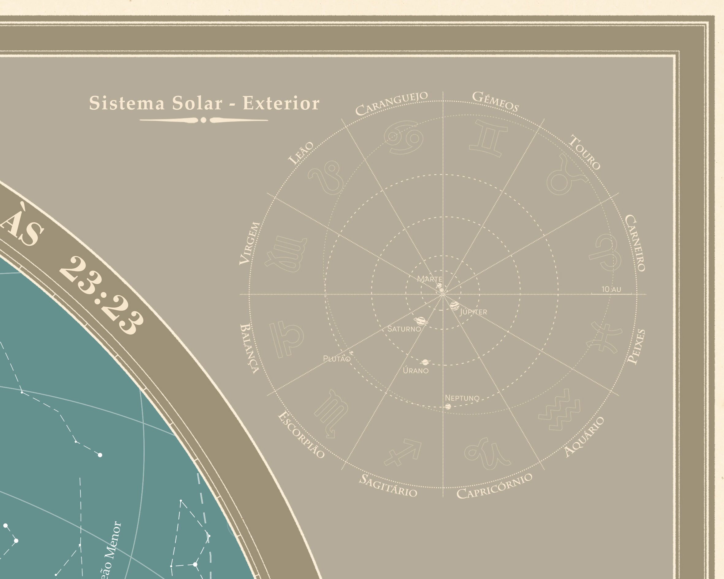 Personalized Map of the Sky Astronomically Accurate on a - Etsy
