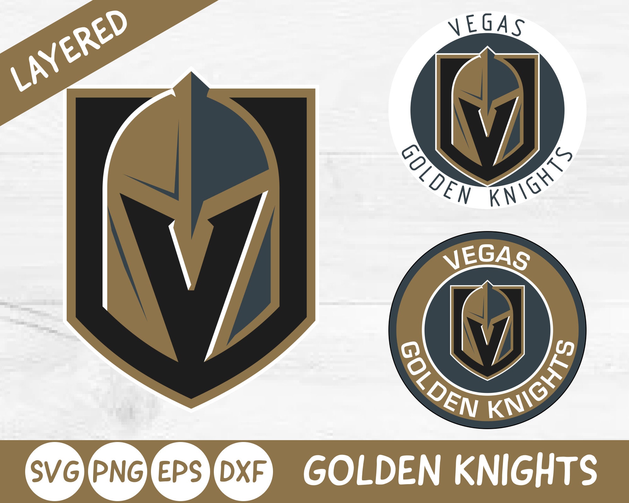 Vegas Golden Knights Logo Svg NHL Svg Hockey Cut File for | Etsy
