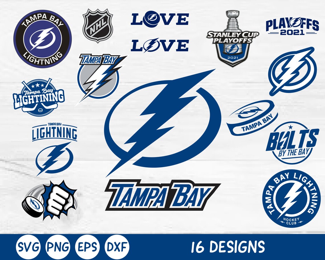 Tampa Bay Lightning Svg Bundle Tampa Bay Lightning Logo Svg | Etsy