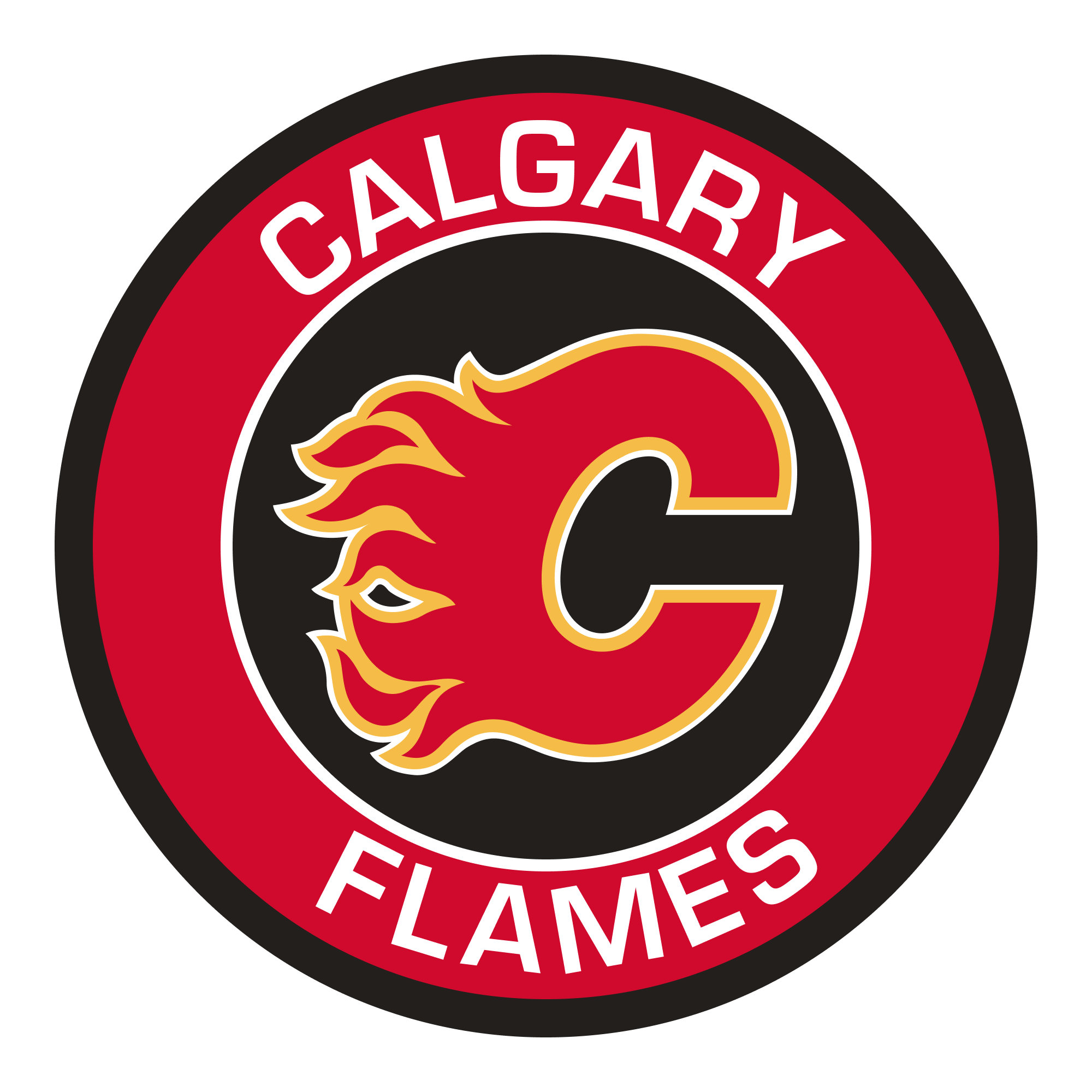 Calgary Flames Logo Svg NHL Svg Hockey Cut File for Cricut | Etsy