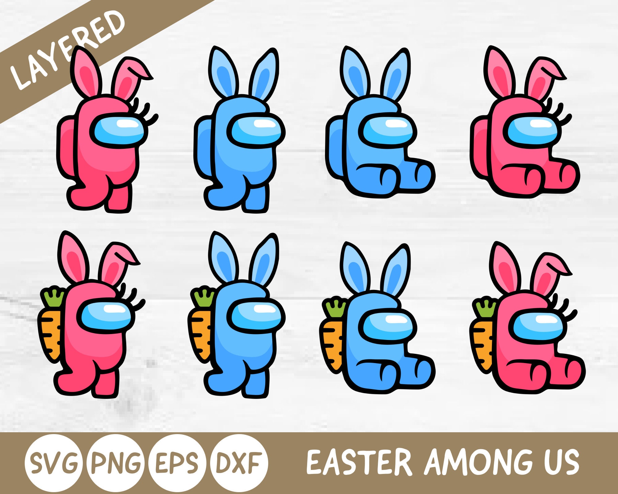 Among us easter svg - farmgugl