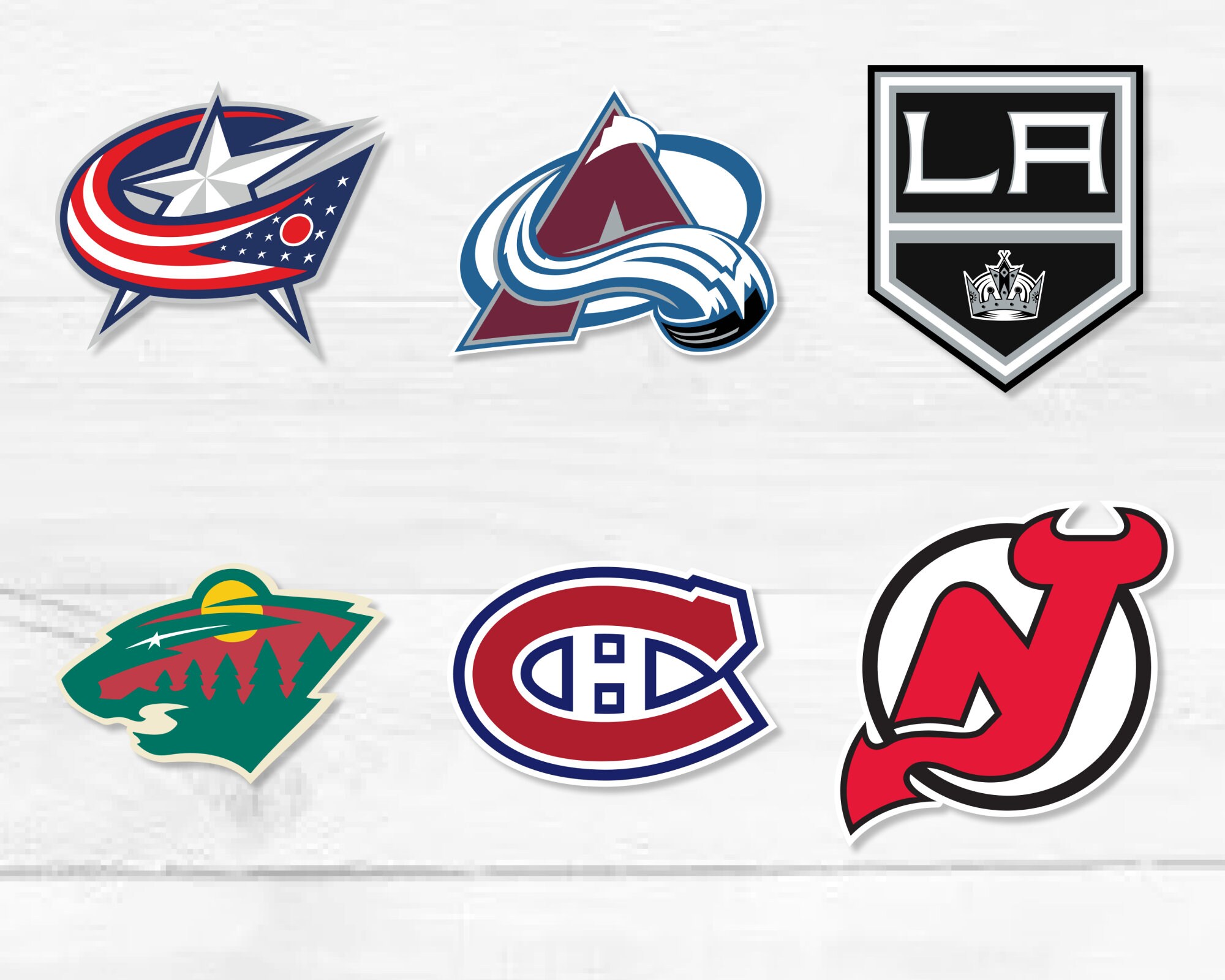 NHL Svg Logo Bundle archivos Hockey League Logo Svg Svg | Etsy