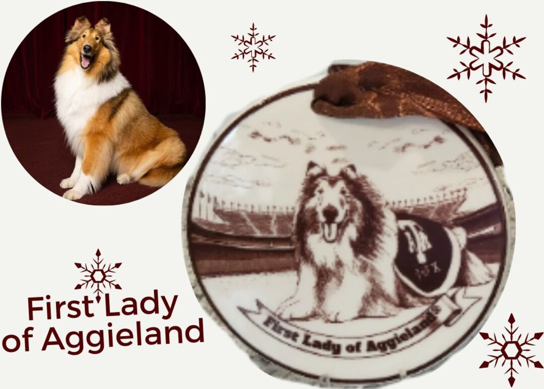 Texas A&M Ornaments Reveille First Lady of Aggieland - Etsy