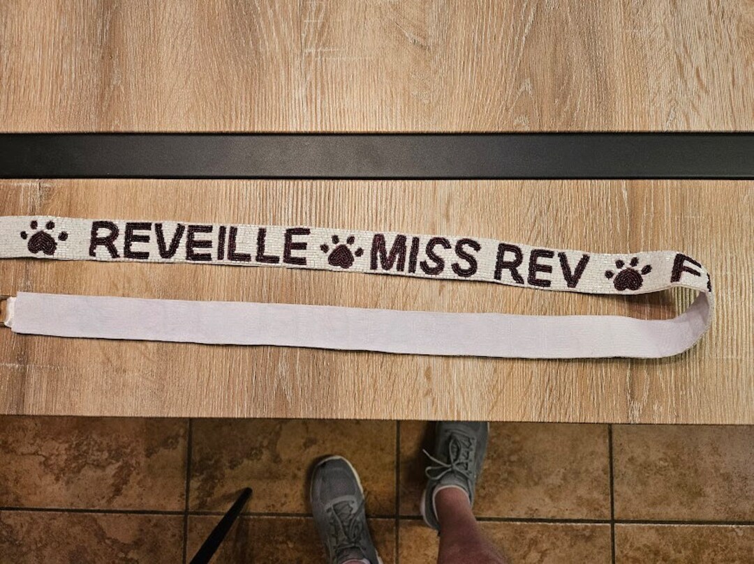 Texas A&M Beaded Purse Strap | Miss Reveille | First Lady of Aggieland ...