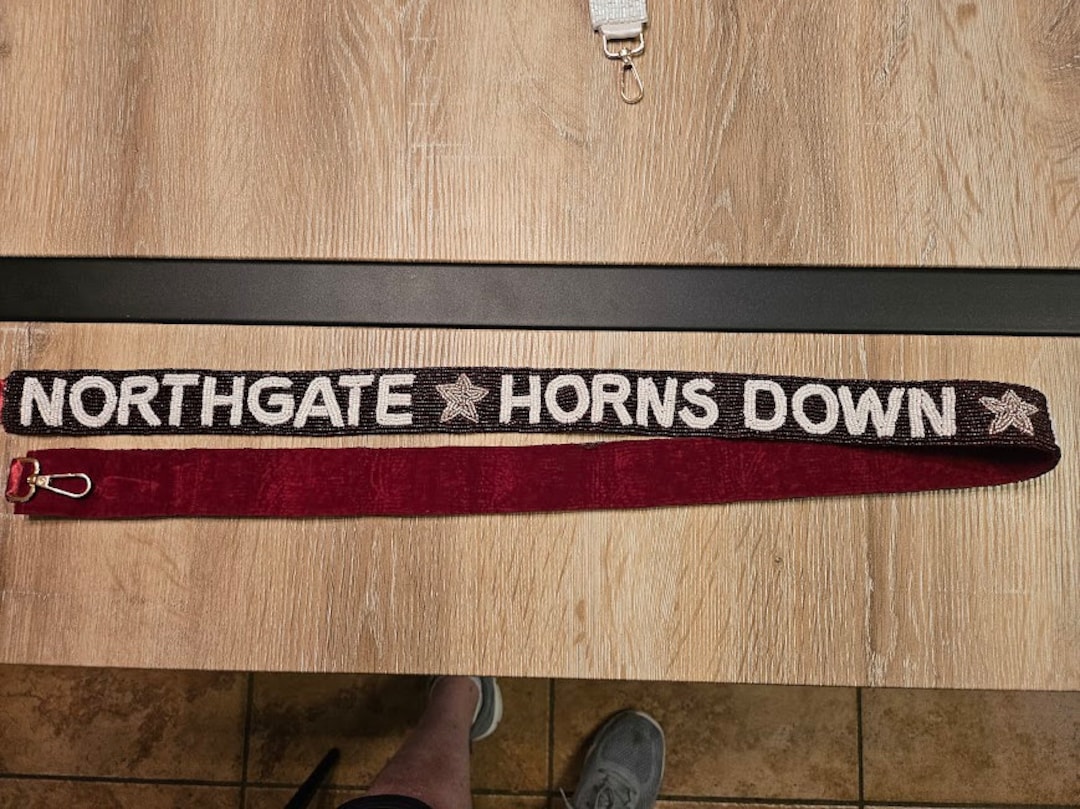 HOT 2024 Texas Aggie REBEL Purse Strap Horns Down Northgate - Etsy