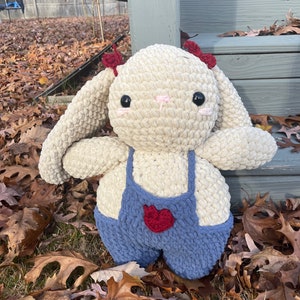 Crochet Chunky Bunny Rabbit |amigurumi Rabbit | Stuffed Animal - Etsy