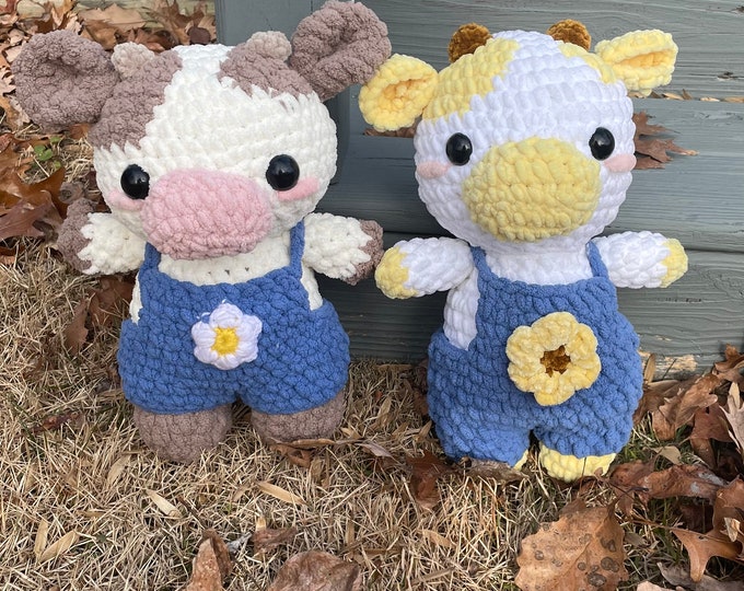 Crochet Chunky Cow|amigurumi Cow| Stuffed Animal - Etsy
