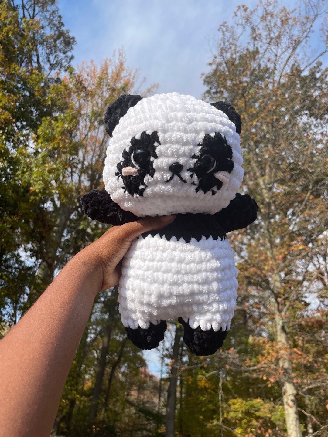 Crochet Chunky Panda Bearamigurumi Panda Stuffed Animal - Etsy