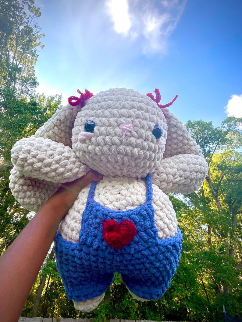 Crochet Chunky Bunny Rabbit amigurumi Rabbit Stuffed Animal - Etsy