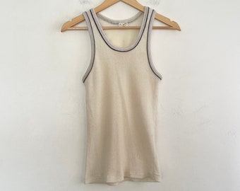 Womens White Wife Beater Tank - Etsy