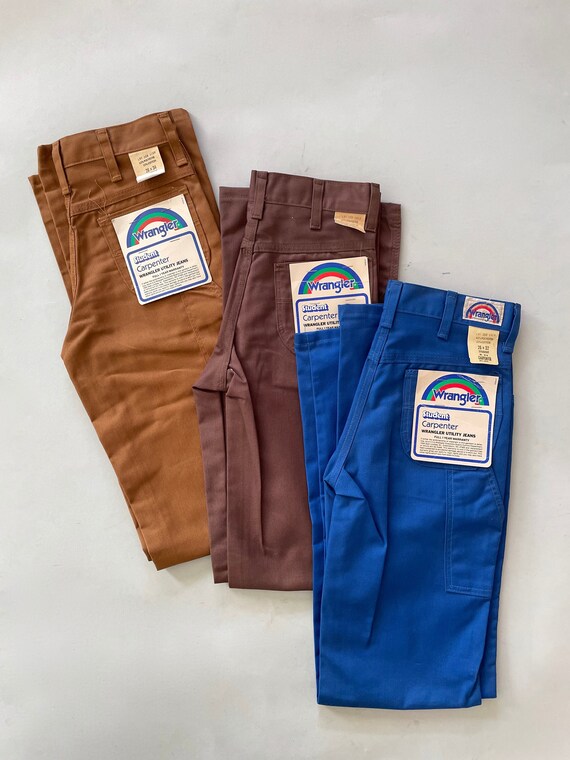 VTG Deadstock 80s WRANGLER UTILITY/Carpenter/Painter … - Gem