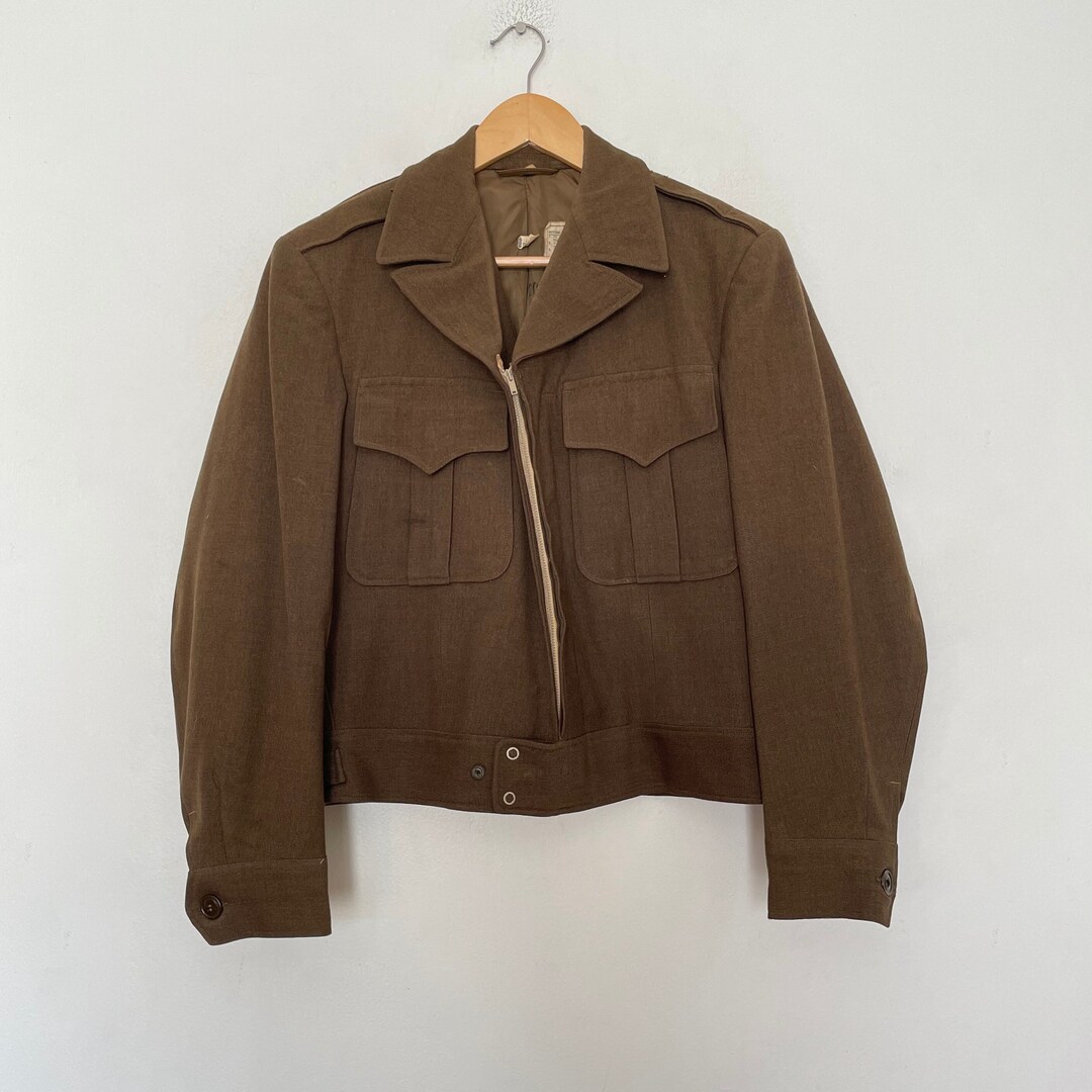 VTG 40s WWII Wool IKE FIELD_JACKET - Etsy