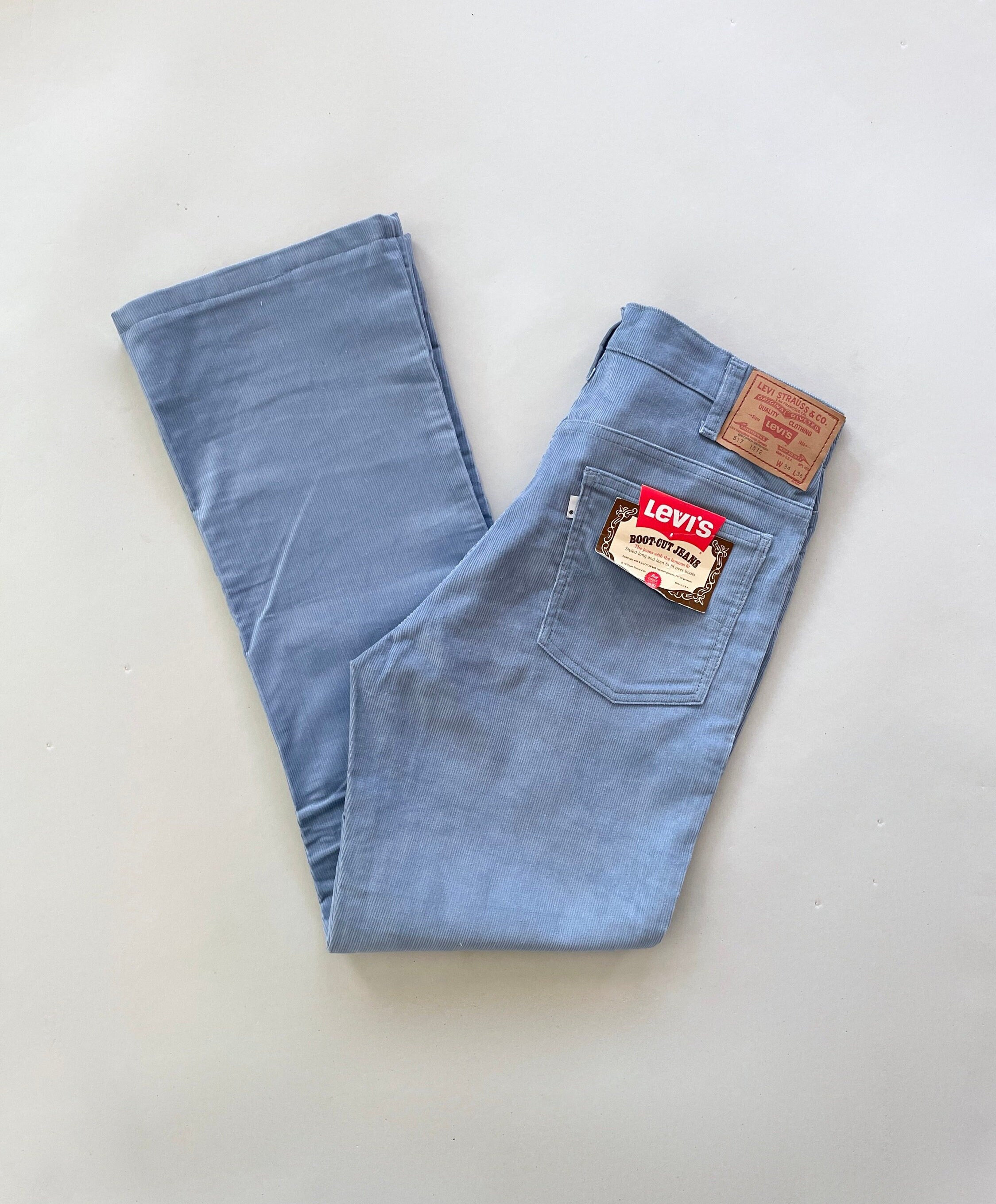 Vtg 70s Deadstock Levis Boot Cut Corduroys Etsy