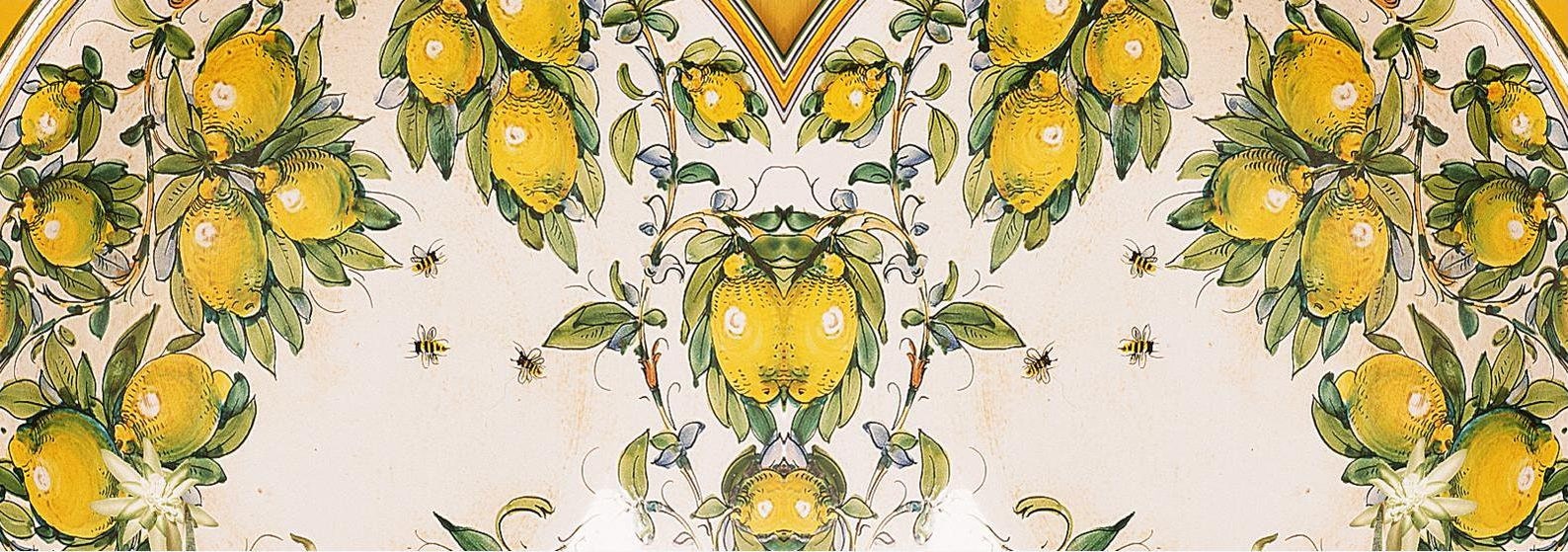 Positano Lemons - Set of TWO Mugs Featuring Traditional Positano Lemons ...