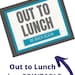 Out to Lunch Sign Printable Lunch Break Sign Office Door Sign Business ...