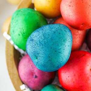 Potato Easter Egg Dying Instructions Alternative Easter Egg Dying ...