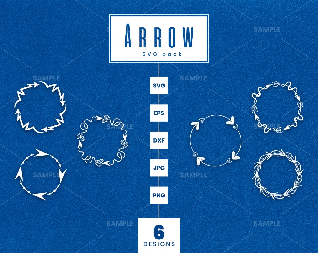 Arrows SVG Pack 5 | Arrow SVG Bundle, Arrow Cut File Clipart, Digital ...