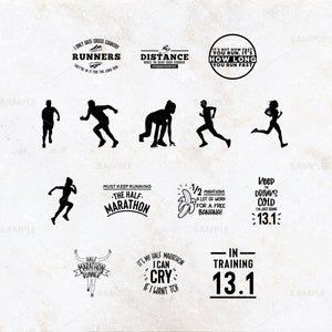 30 Running SVG Bundle | Runner Svg, Motivational, Sport Svg, Fitness ...