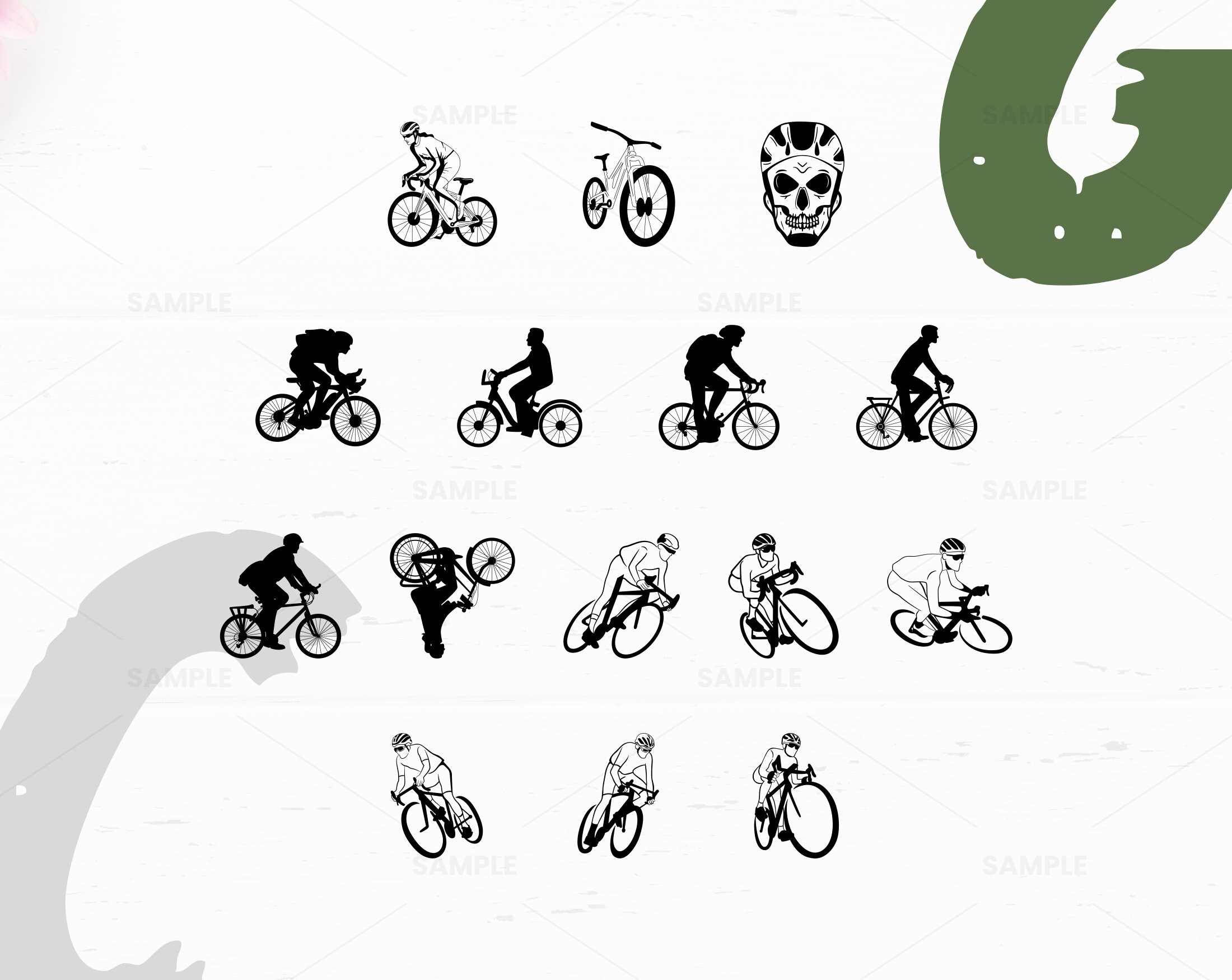 30 Cycling SVG Pack | Cycling Love Svg, Bicycle Love Svg, Cycling Svg ...