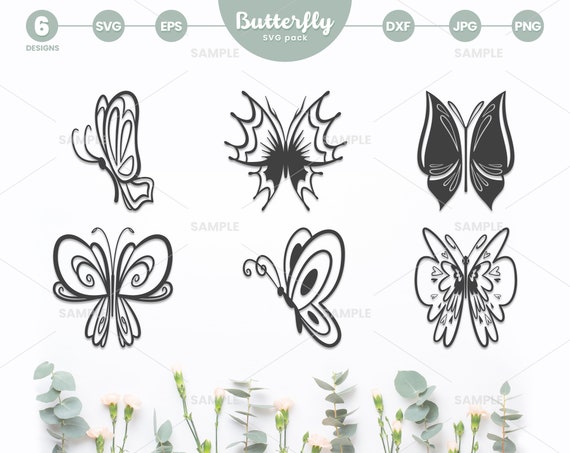Butterflies SVG Pack 9 Butterfly SVG Butterfly Bundle SVG | Etsy