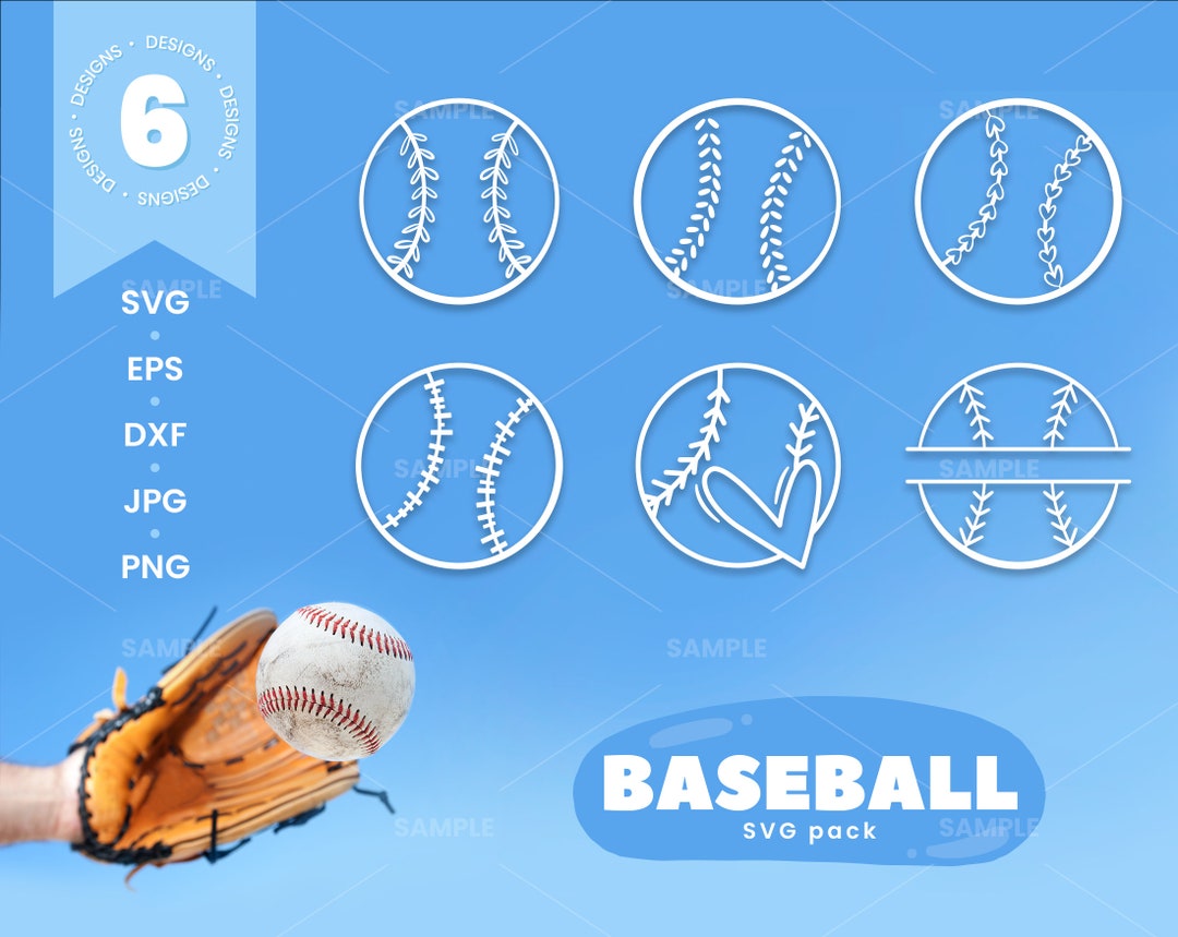 Baseball SVG Pack 1 | Baseball SVG for Cricut, Baseball Ball Cut Svg ...