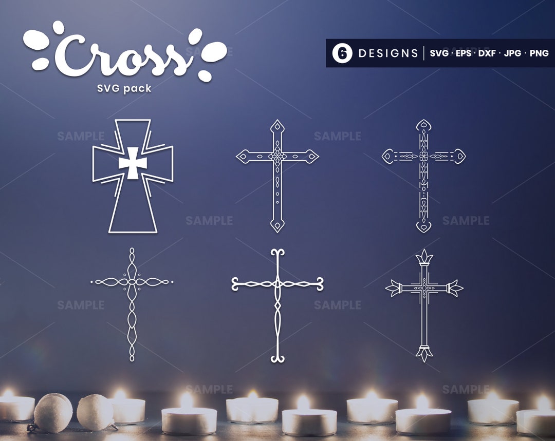 Crosses SVG Pack 4 | Cross Clipart, Crosses Svg Files, Cross Svg Files ...