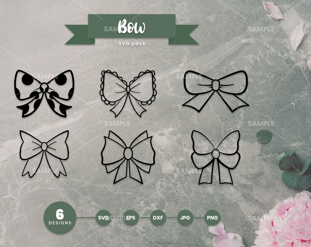 Bows SVG Pack 10 | Bow SVG File, Bow Vector, Bow Clipart, Bow Svg ...