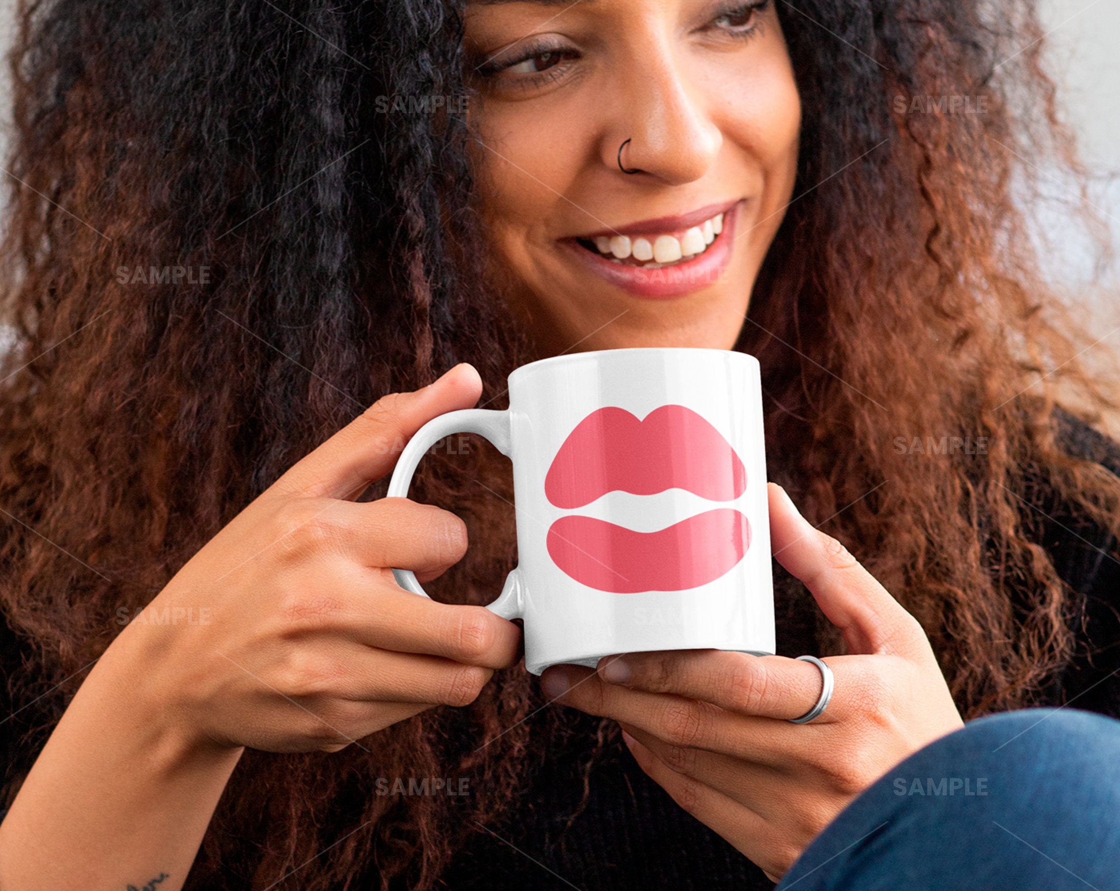 Labios SVG Pack 8 / Labios svg, Diseño de beso, Cricut y Silueta ...