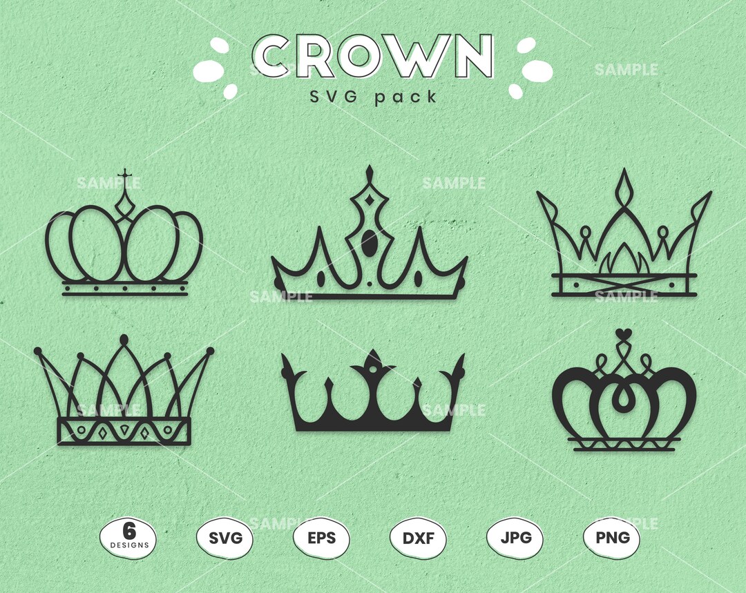 Crown Svg Pack 5 Royal Crown Svg King Crown Svg Queen Etsy Porn Sex