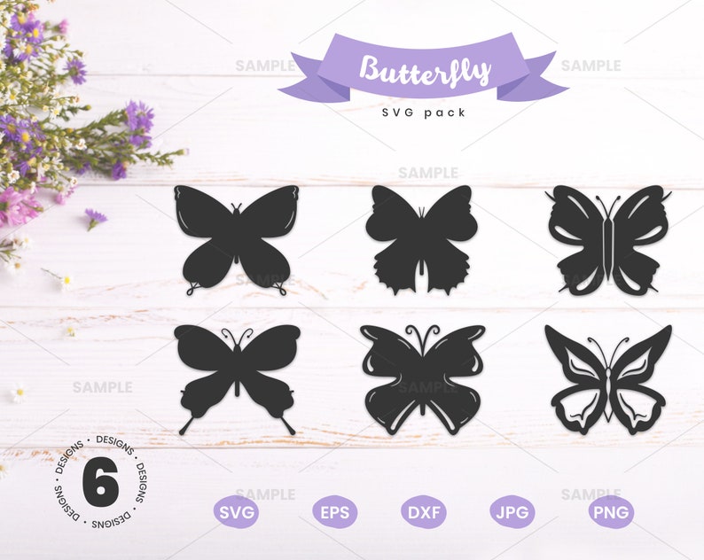 Mariposas SVG Pack 3 / Mariposa SVG Mariposa, Paquetes SVG Archivos ...