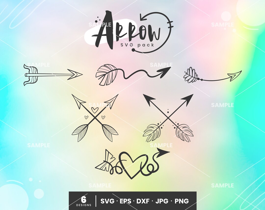 Arrows SVG Pack 3 | Arrow SVG Bundle, Arrow Cut File Clipart, Digital ...