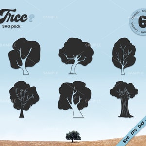 Baum SVG Pack 1 | Baum SVG, Baum Clipart, Vektor geschnitten Datei für ...