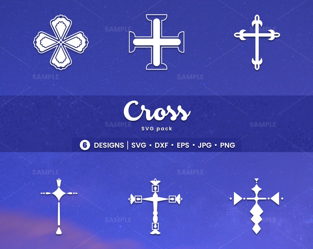 Crosses SVG Pack 9 | Cross Clipart, Crosses Svg Files, Cross Svg Files ...