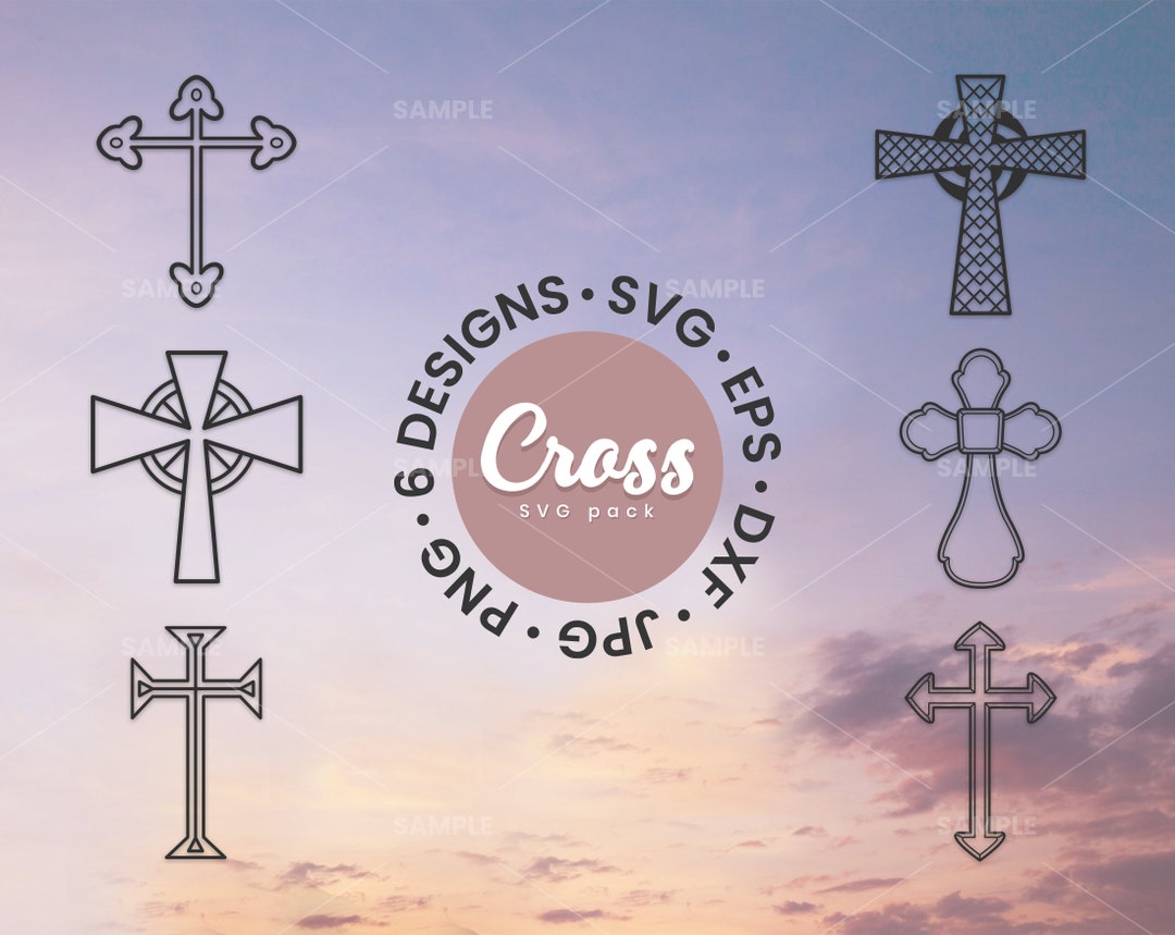 Crosses SVG Pack 7 | Cross Clipart, Crosses Svg Files, Cross Svg Files ...