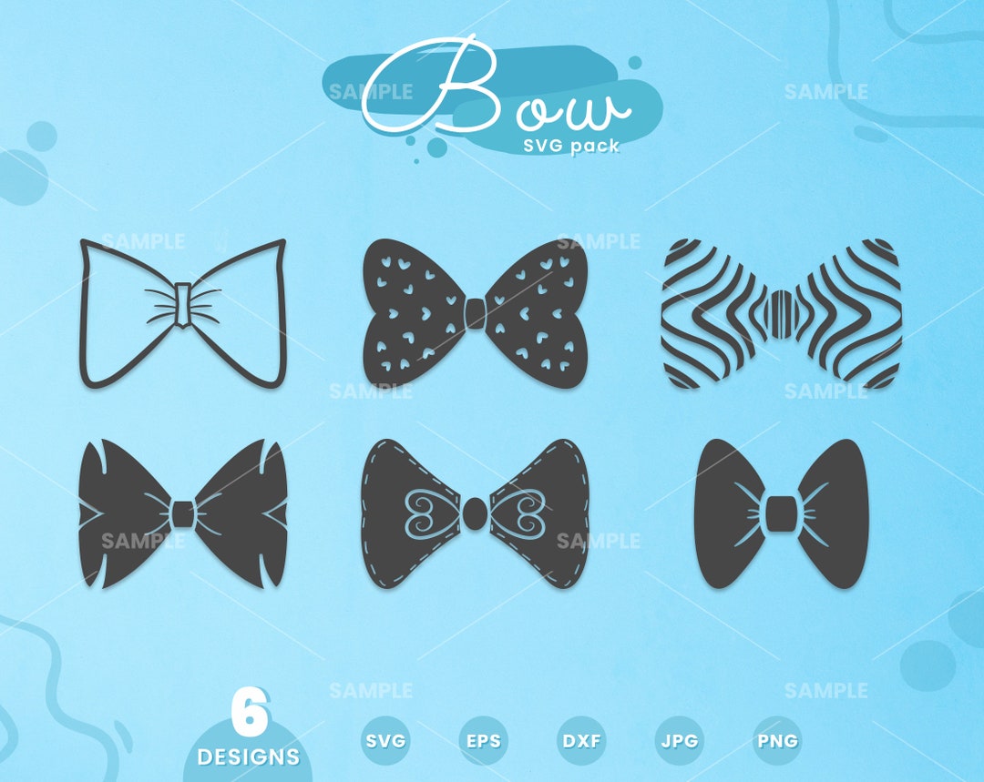Bows SVG Pack 3 | Bow SVG File, Bow Vector, Bow Clipart, Bow Svg Bundle ...