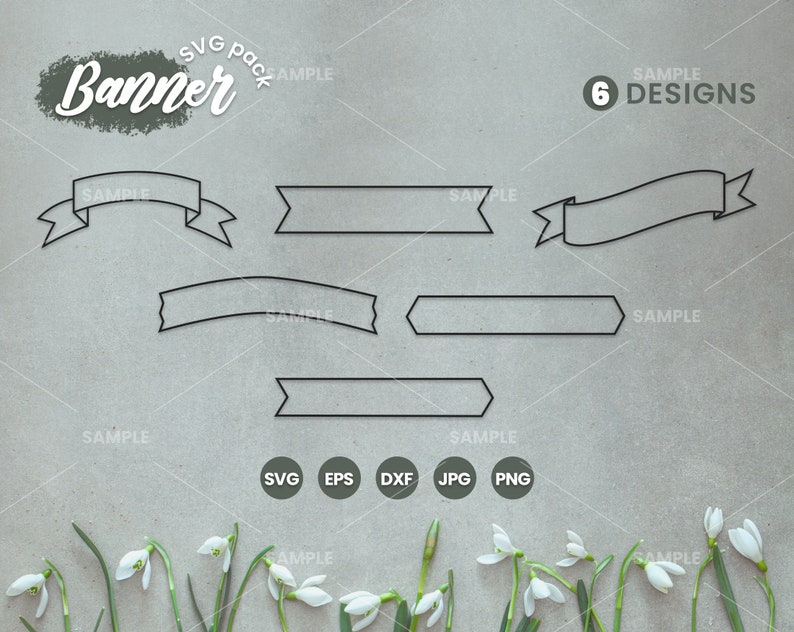 Banner SVG Pack 1 | Banner SVG, Ribbon Svg, Label Svg-scroll Clipart ...