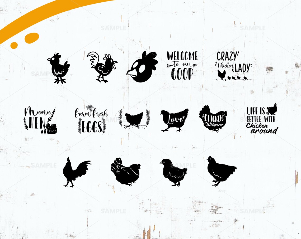 30 Chicken Svg Bundle Chicken Mega Svg Bundle Chicken Svg Chicken Clipart Chicken Svg Bundle
