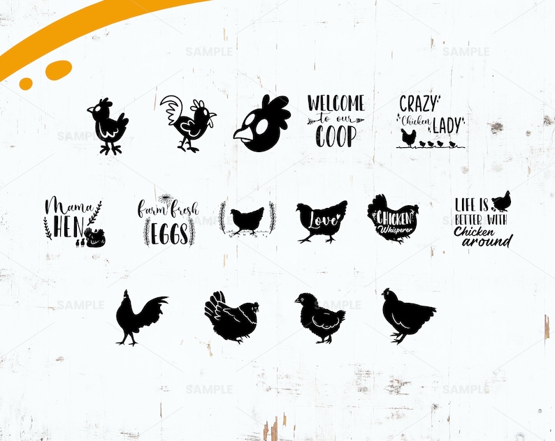 30 Chicken Svg Bundle Chicken Mega Svg Bundle, Chicken Svg, Chicken ...
