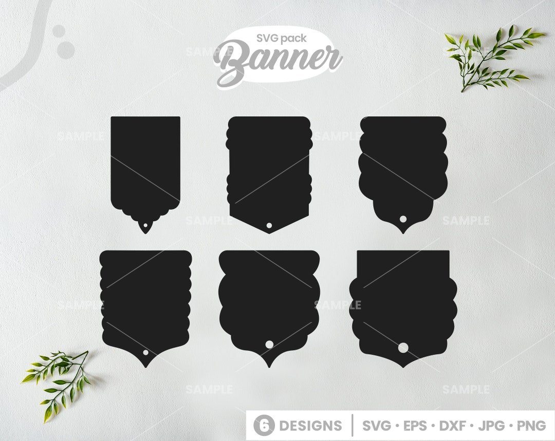 Banner SVG Pack 8 | Banner SVG, Ribbon Svg, Label Svg-scroll Clipart ...