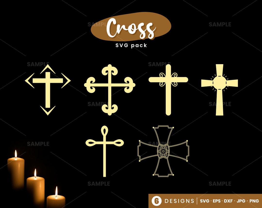 Crosses SVG Pack 6 | Cross Clipart, Crosses Svg Files, Cross Svg Files ...