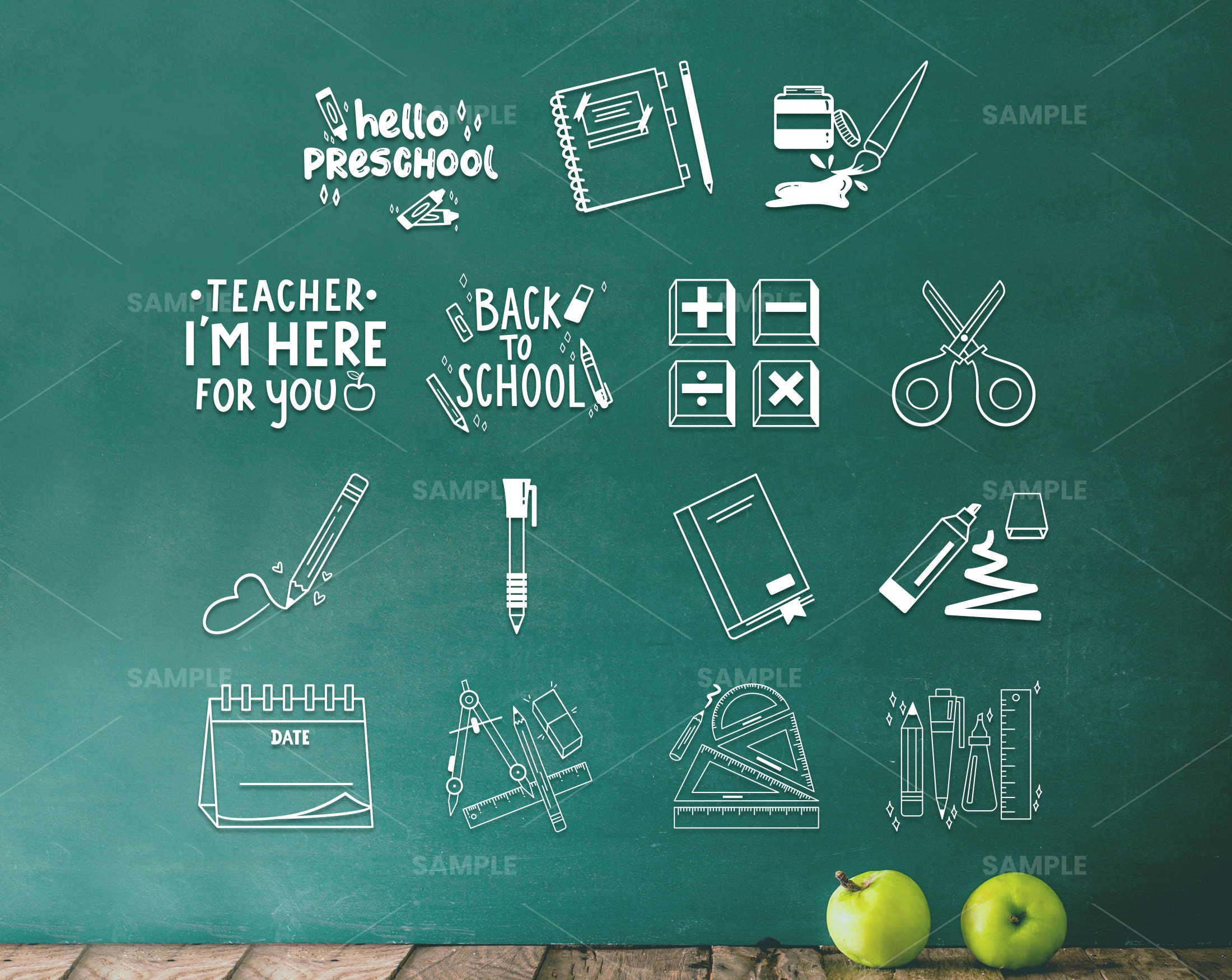 30 Teacher SVG Bundle | Teacher SVG, Teaching Svg, Back to School Svg ...