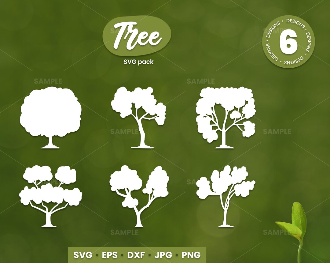 Tree SVG Pack 9 | Tree SVG, Tree Clipart, Vector Cut File for Cricut ...
