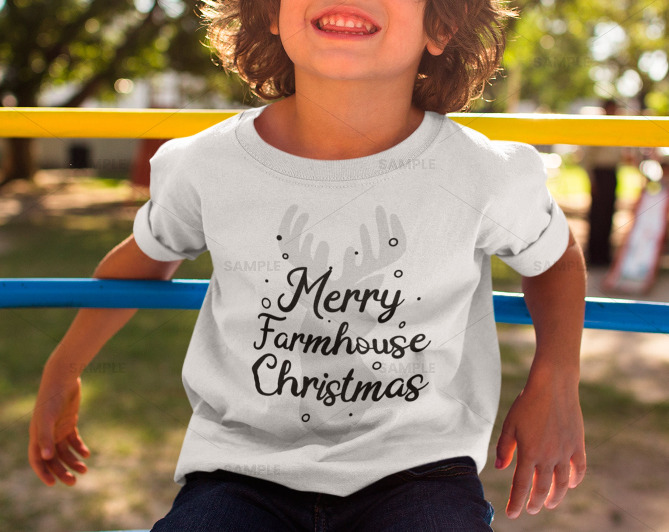 20 Christmas Farmhouse SVG Bundle Clipart Cut Files Vector, Farmhouse ...