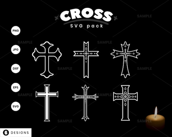 Crosses SVG Pack 2 Cross Clipart Crosses Svg Files Cross | Etsy