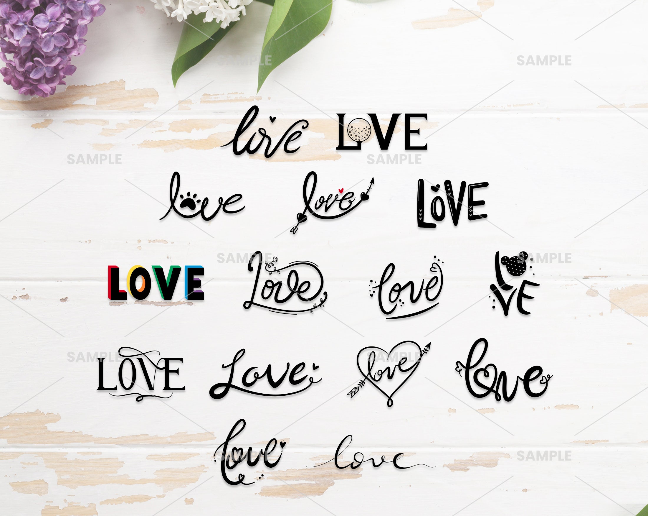 30 Love SVG Bundle | Love Ideas, Valentines SVG, Valentines Day Svg ...