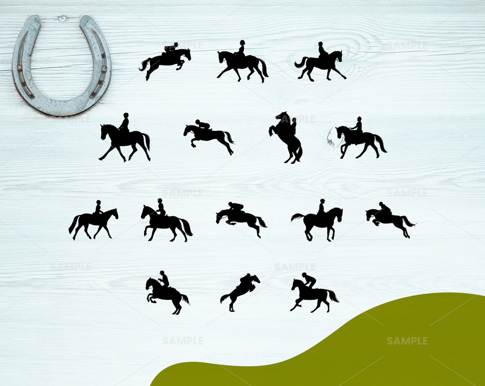 30 Equestrian SVG Bundle Equestrian Svg Equestrian Rider - Etsy