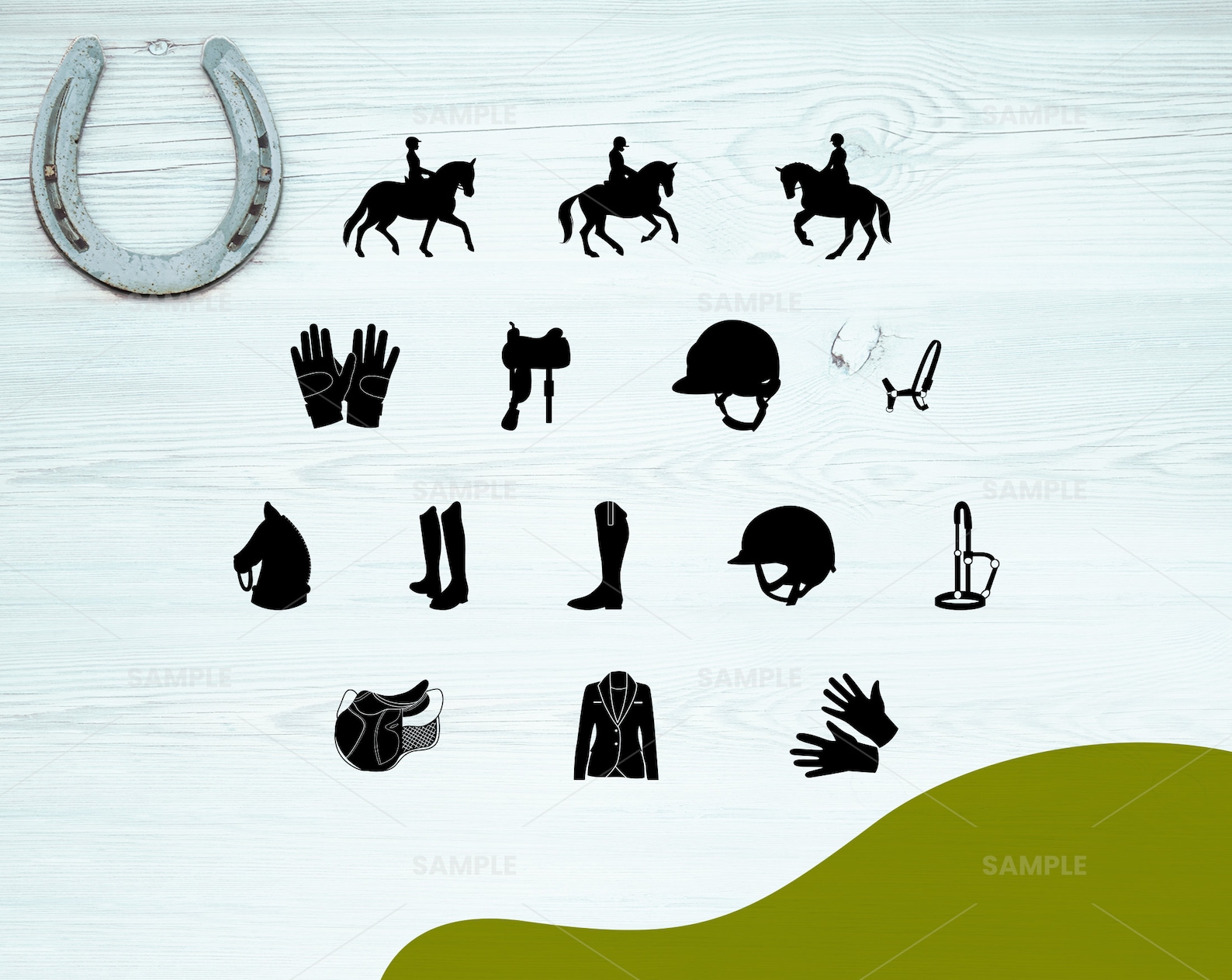 30 Equestrian SVG Bundle Equestrian Svg Equestrian Rider | Etsy