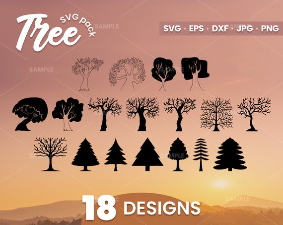 18 Tree SVG Bundle Tree SVG Bundle Tree Svg Tree - Etsy Australia